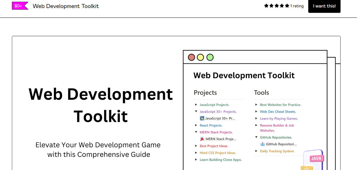 Web Development Toolkit - Discover the best resource for learning web programming | Steemhunt